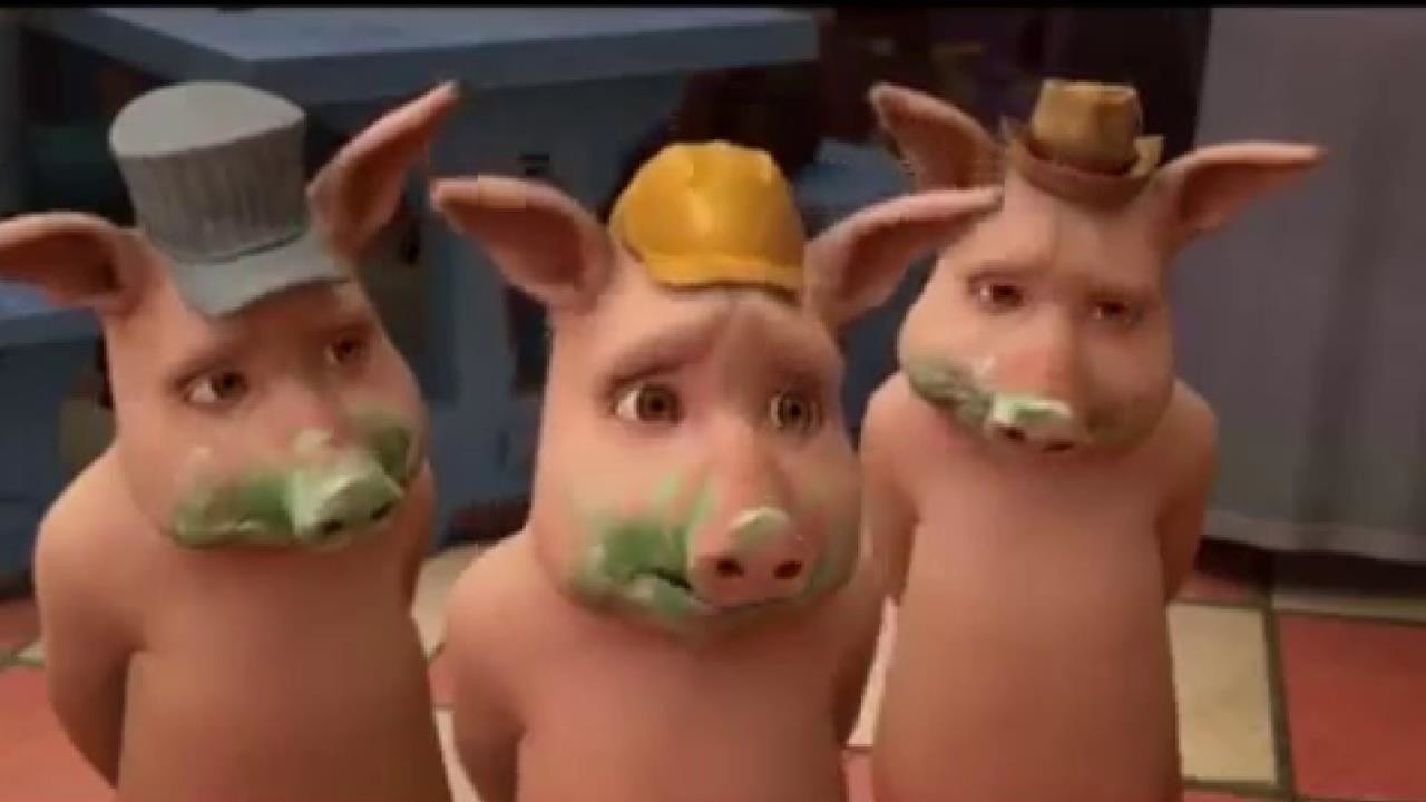 Three Little Pigs Shrek
