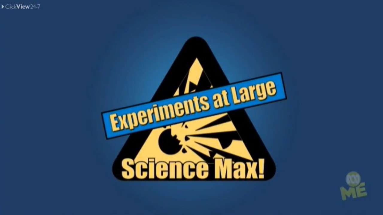 Science Max! Experiments at Large - Airs 10:55 AM 17 Jun 2019 on ABC ME ...